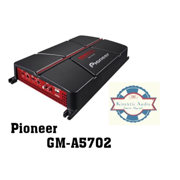 Pioneer GM-A5702 – 2-Channel Bridgeable Amplifier with Bass Boost