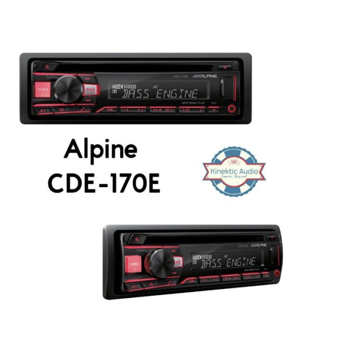 Alpine CDE-170E – CD AND USB RECEIVER