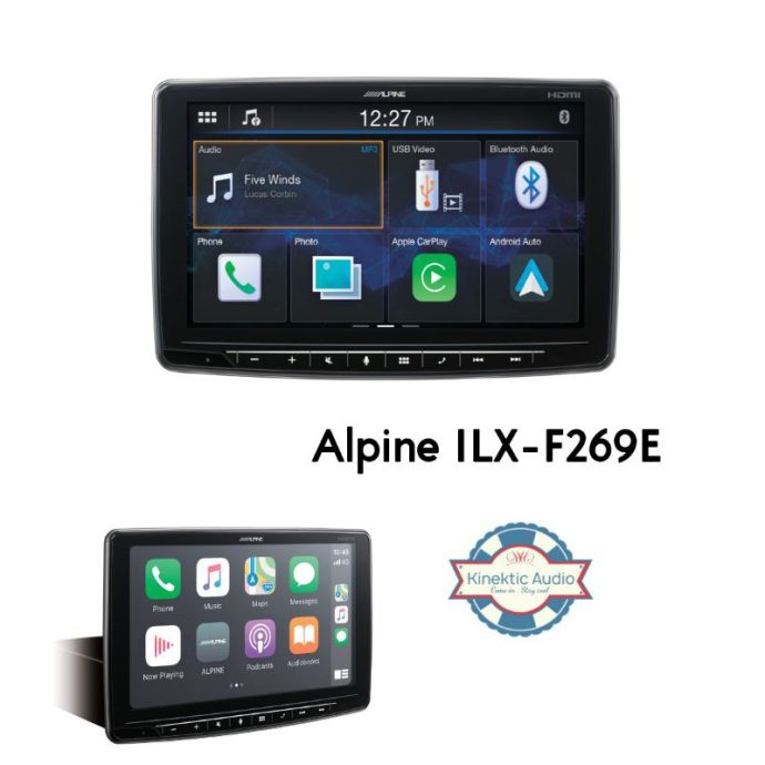 Alpine ILX-F269E – 9- inch display with CarPlay and Android Auto