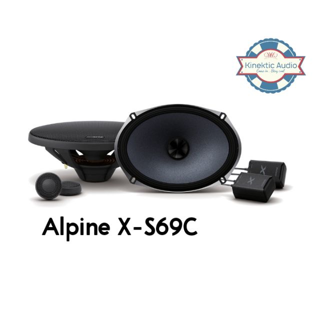 Alpine X-S69C – X series 6″x9″ component speaker system